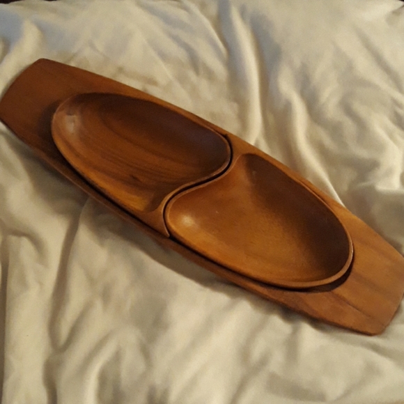 Vintage | Dining | Vintage Genuine Monkey Pod Serving Trays | Poshmark